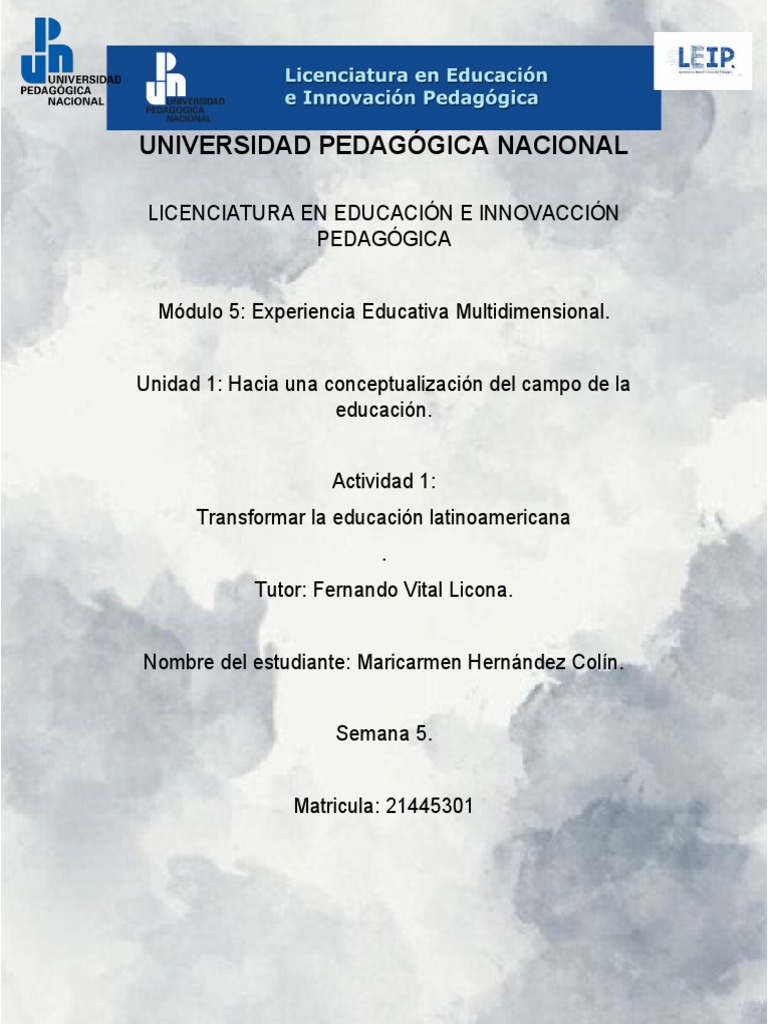 MHC - Transformar La Educación Latinoamericana | PDF | Conocimiento | Democracia