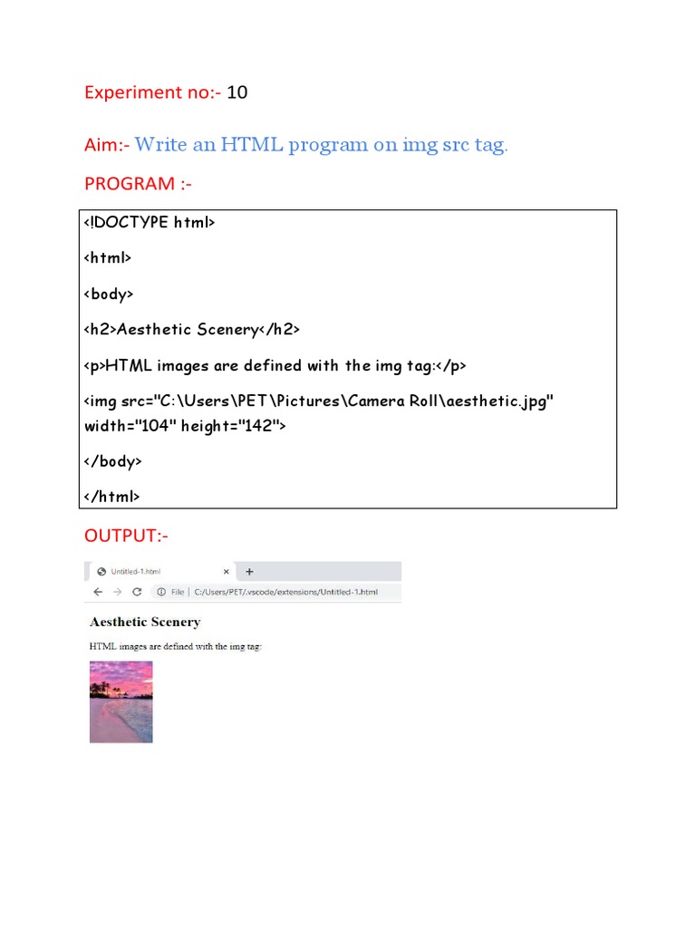 Experiment No.10 | PDF | Computers | Technology & Engineering