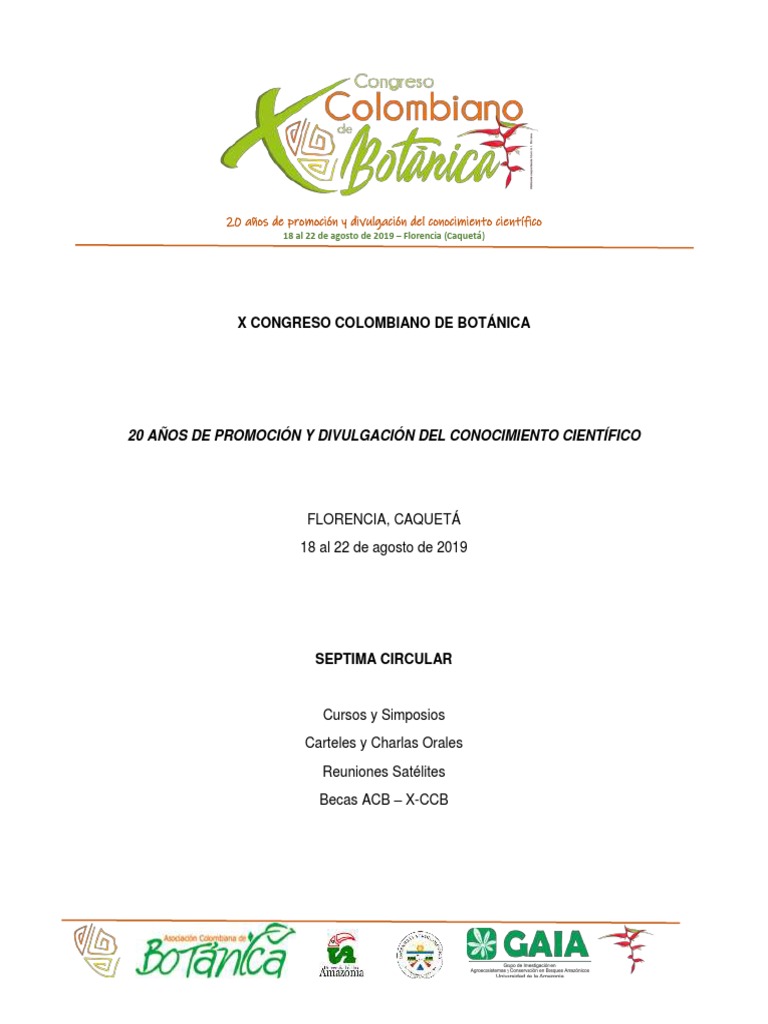 Circular No. 7 | PDF | Colombia | Botánica