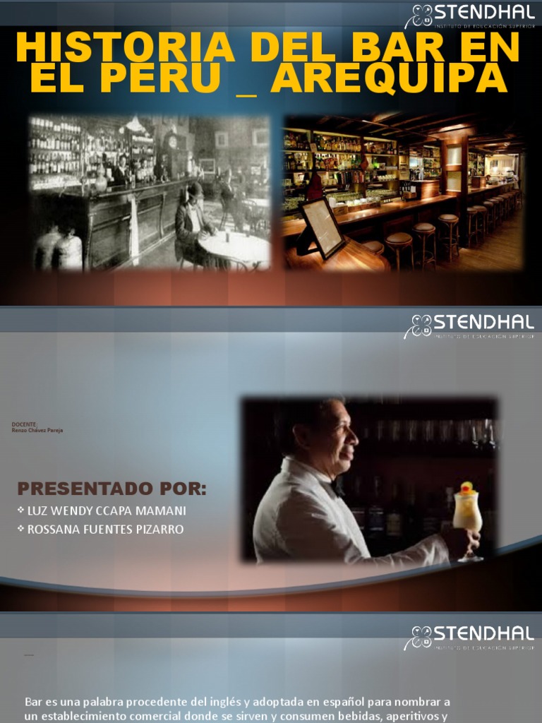 Historia Del Bar | PDF | Perú | Bar (Establecimiento)