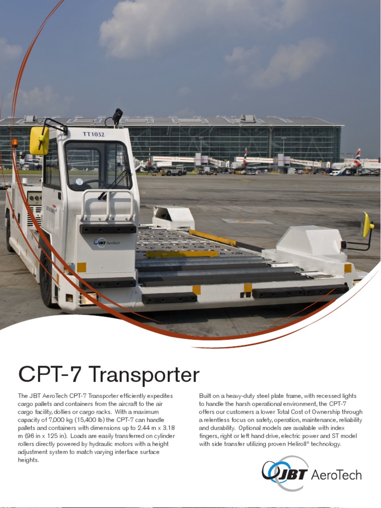 JBT CPT7 Brochure 0809 | Axle | Steering