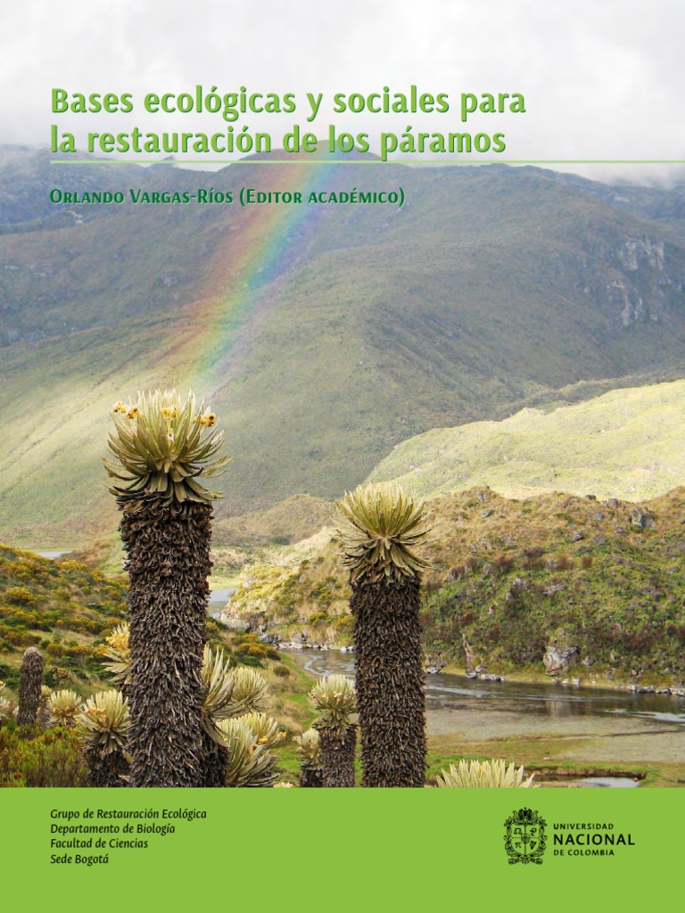 Bases Ecológicas y Sociales para La Restauración de Los Páramos | PDF ...