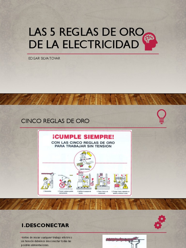 Las 5 Reglas De Oro De La Electricidad Pdf