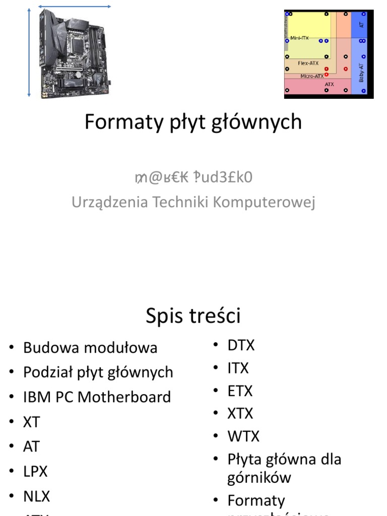 Plyta Glowna Formaty | PDF