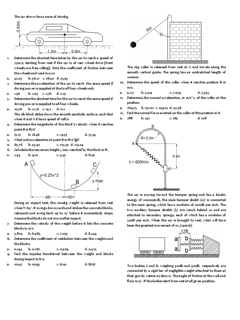 Determining Speed, Acceleration and Forces of Moving Objects | PDF ...