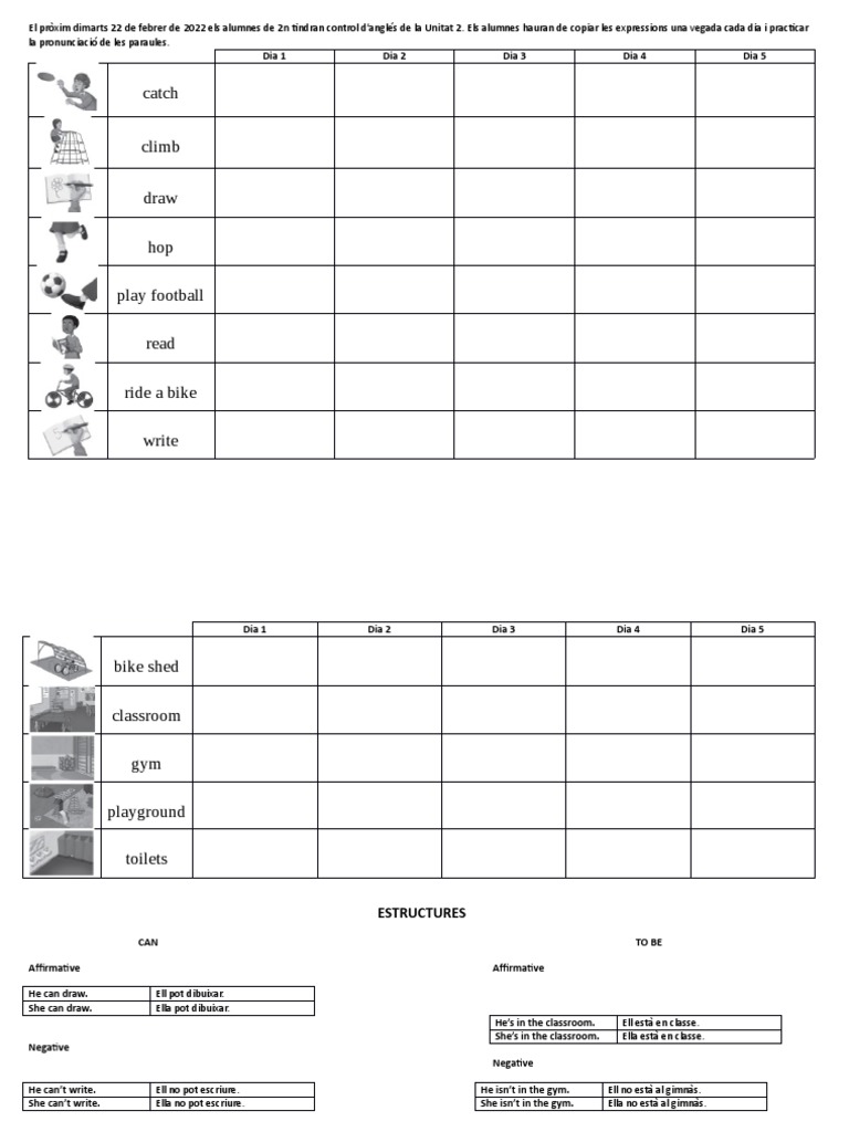 Repas Unitat 2 Segon | PDF