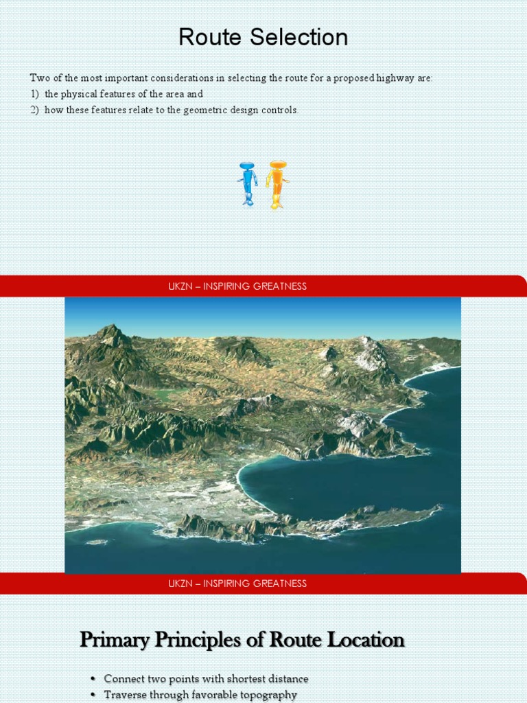 Route Selection | PDF | Contour Line | Topography