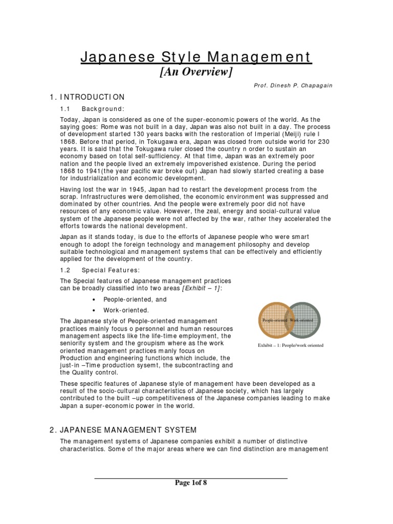 Japanese Style Management | PDF | Employment | Quality Management
