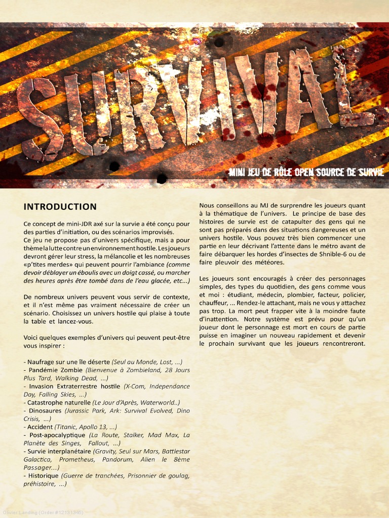 Survival (12131345) | PDF