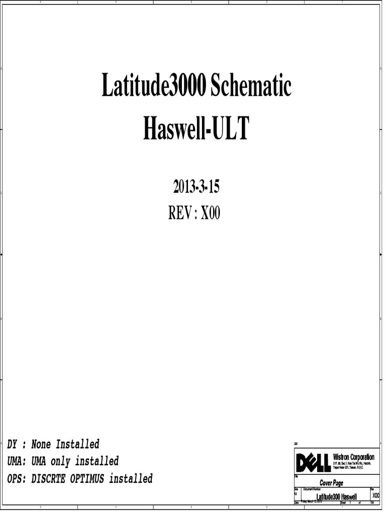 Wistron DL340-HSW 13221-SA | PDF | Usb | Computer Science