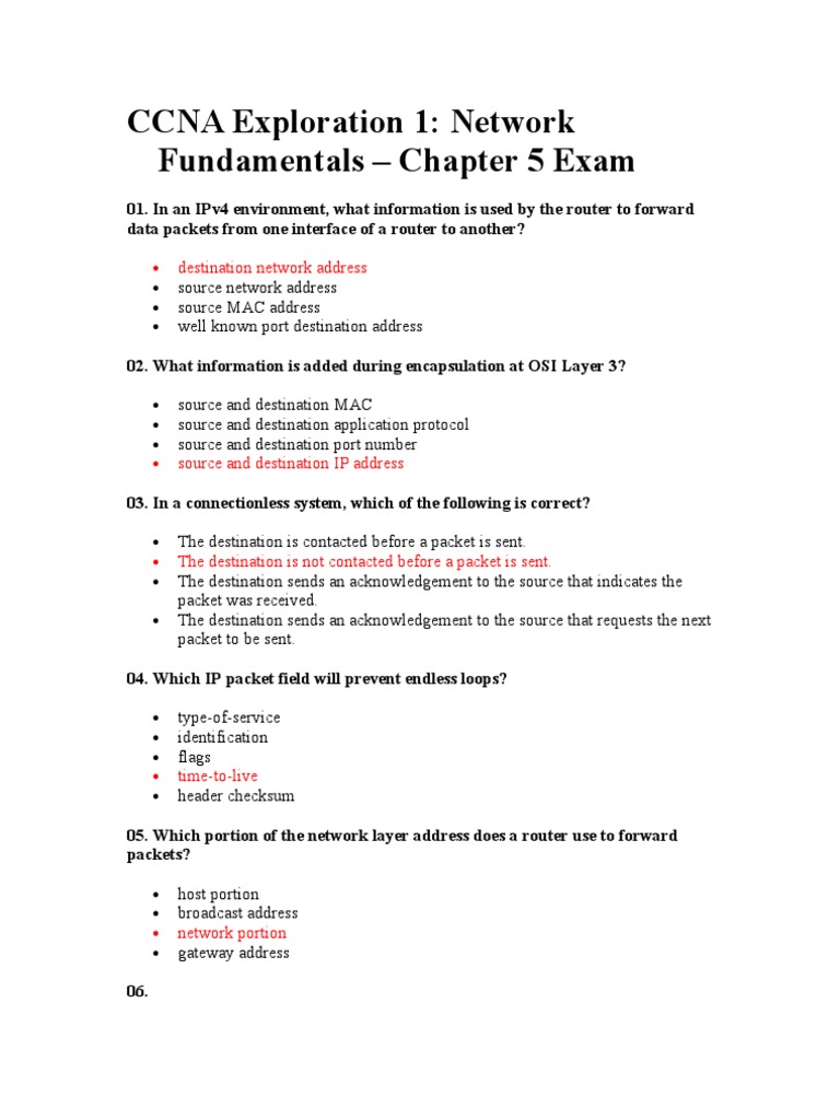 CCNA I Cap 5 | PDF | Router (Computing) | Computer Network