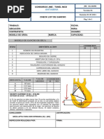 Check List S. Caladora 1 | PDF