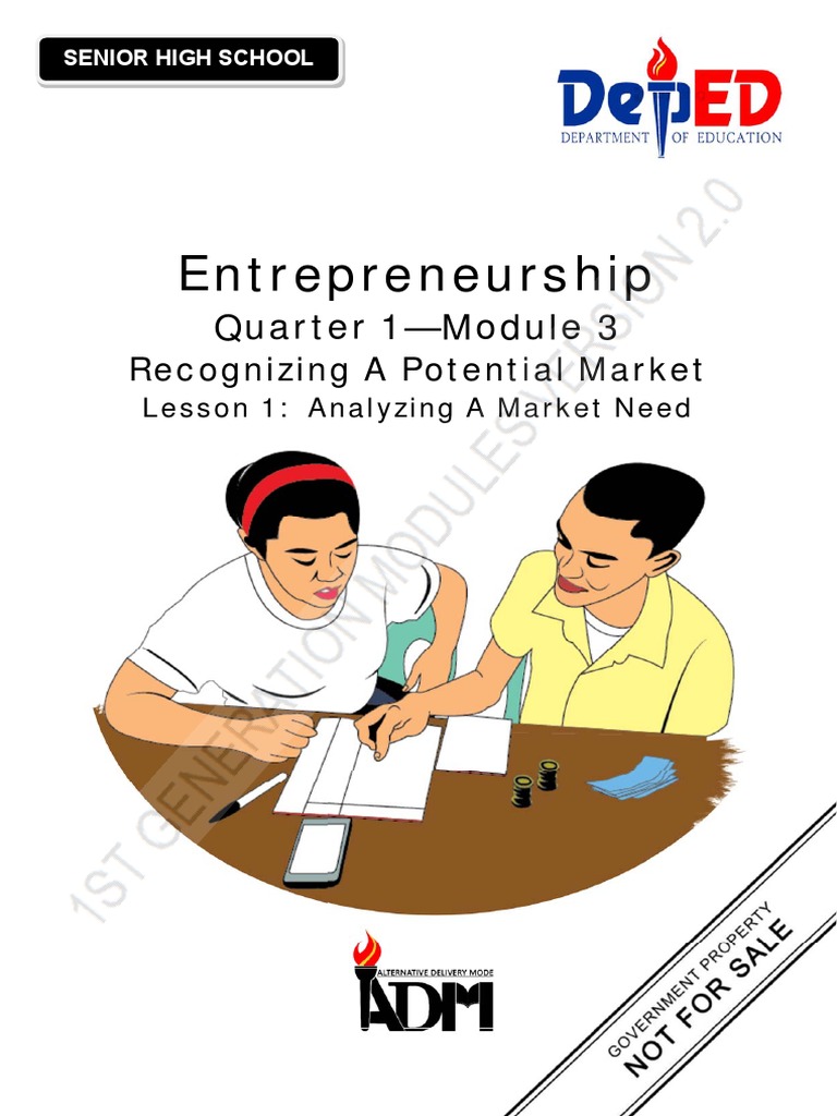 Entrep Module-3 | PDF | Teachers | Learning