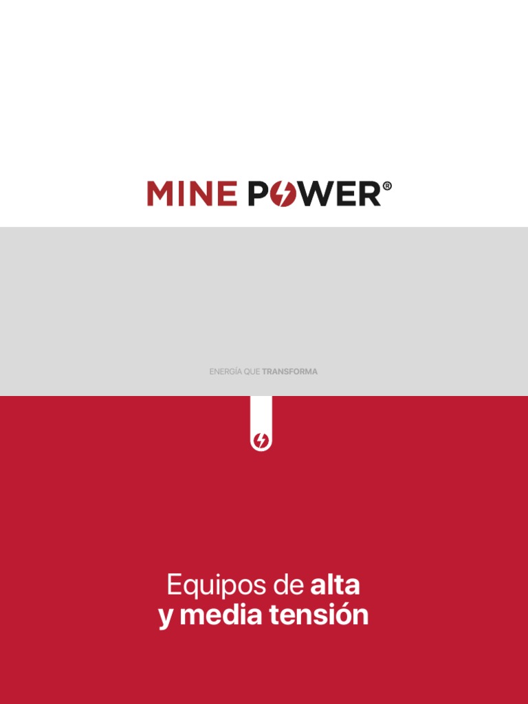 MinePower Presentación Altaymediatensión TepsaTalks | PDF | Transformador | Ingenieria Eléctrica