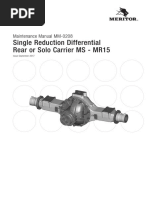 14X Meritor Service Manual | PDF | Transmission (Mechanics) | Axle
