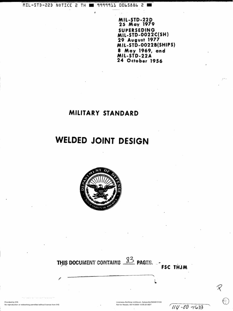 Mil STD 22 | PDF | Gas Technologies | Mechanical Engineering
