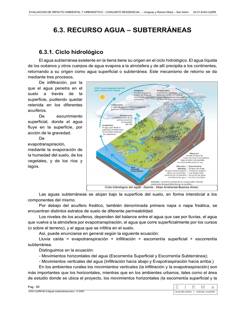 Evaluación de impacto ambiental y urbano - Conjunto residencial - San Isidro | PDF | Agua ...
