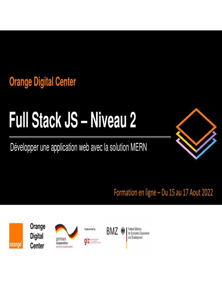 Cours Full Stack JS - Niveau 2 | PDF | Internet | Internet et Web