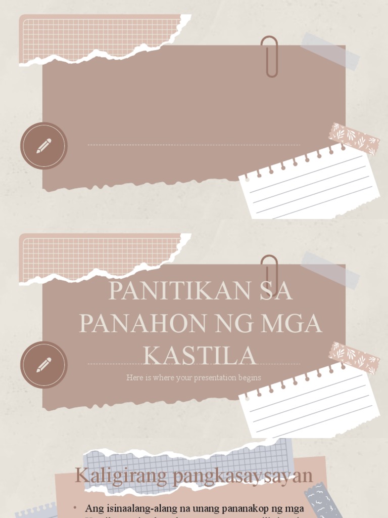 Panitikan Sa Panahon NG Mga Kastila | PDF