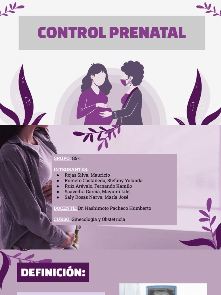 Control Prenatal | PDF | El embarazo | Parto prematuro