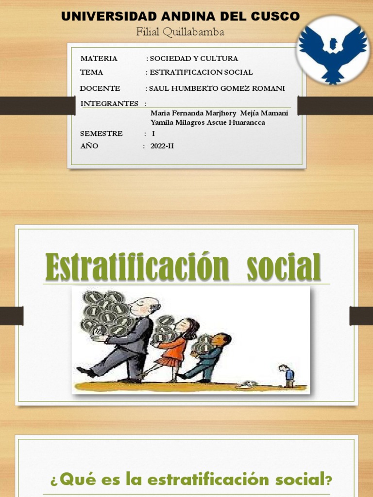 Estratificación Social | PDF | Estratificación social | Desigualdad social