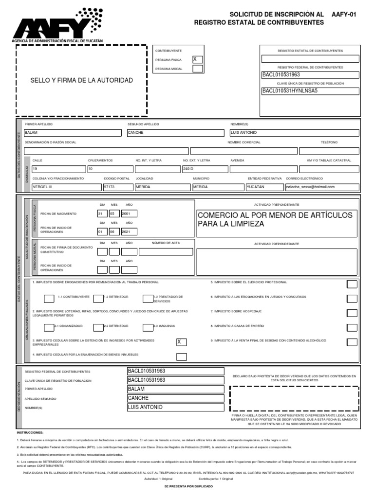 Alta de Affy | PDF | Gobierno