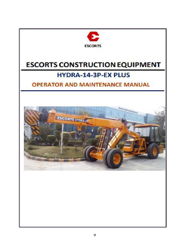 Load Chart Specs and Safety Instructions for Hydra 14 Ex Crane | PDF | Pump | Throttle