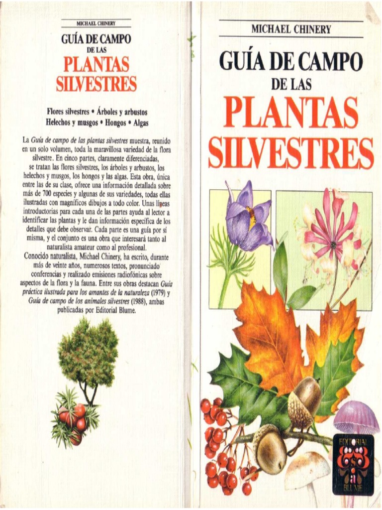 Botanica Libro Guia de Campo de Las Plantas Silvestres (Michael Chinery ...