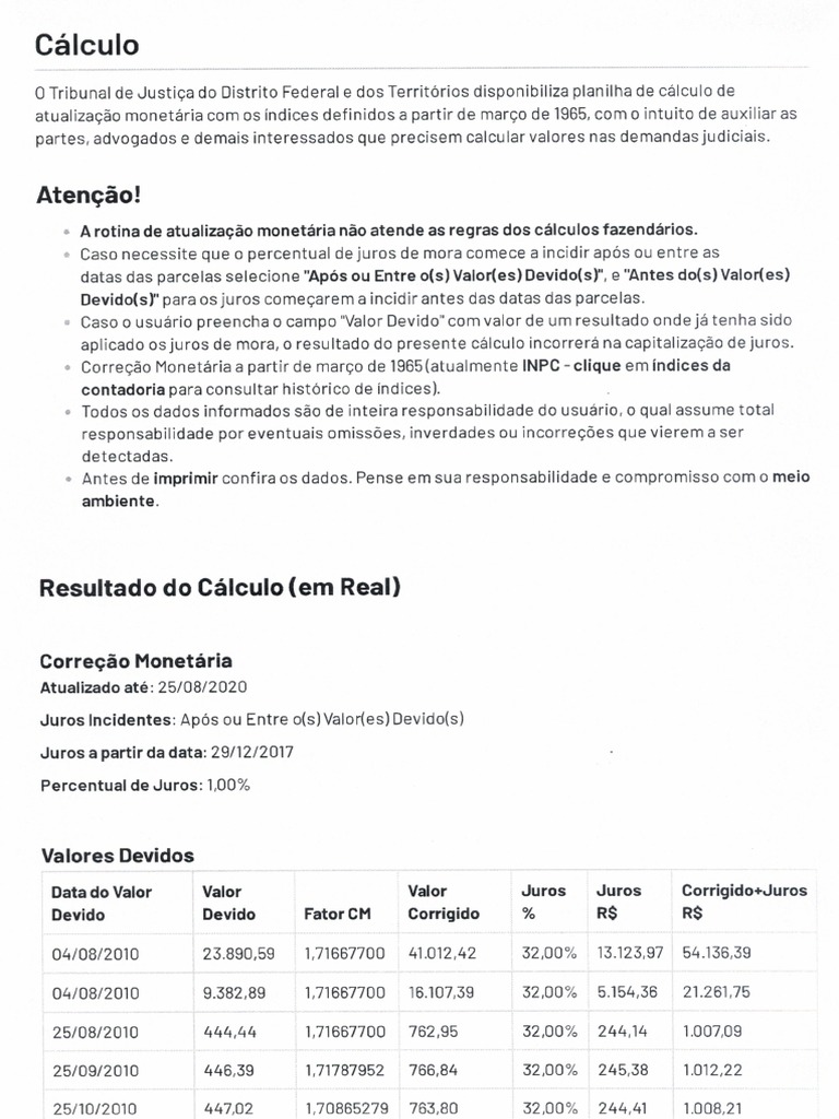 Cálculo Dano Material | PDF