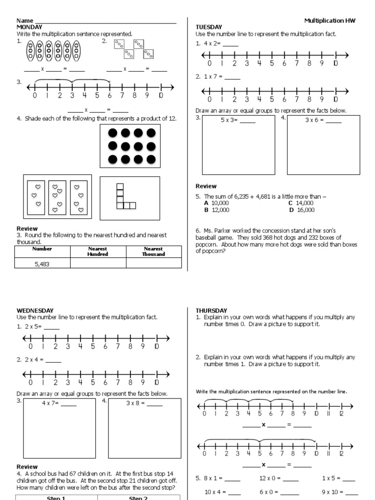 3rd - Multiplication - 11.10-14.14 | PDF