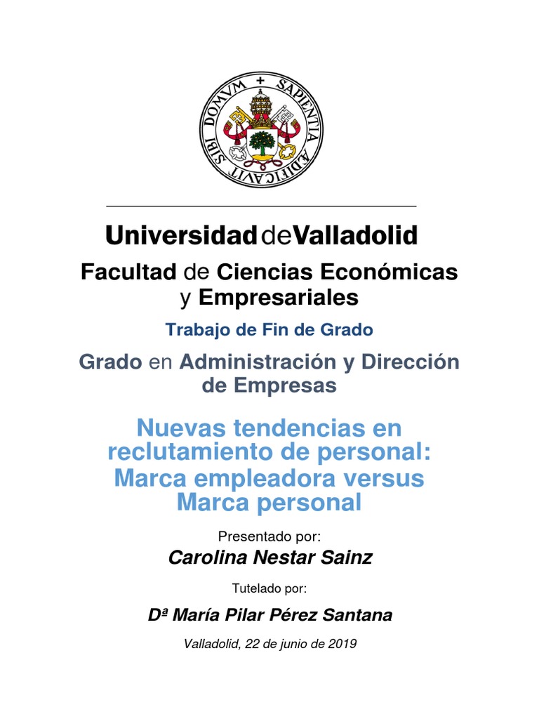 TFG e 833 | PDF | Reclutamiento | Gestión de recursos humanos