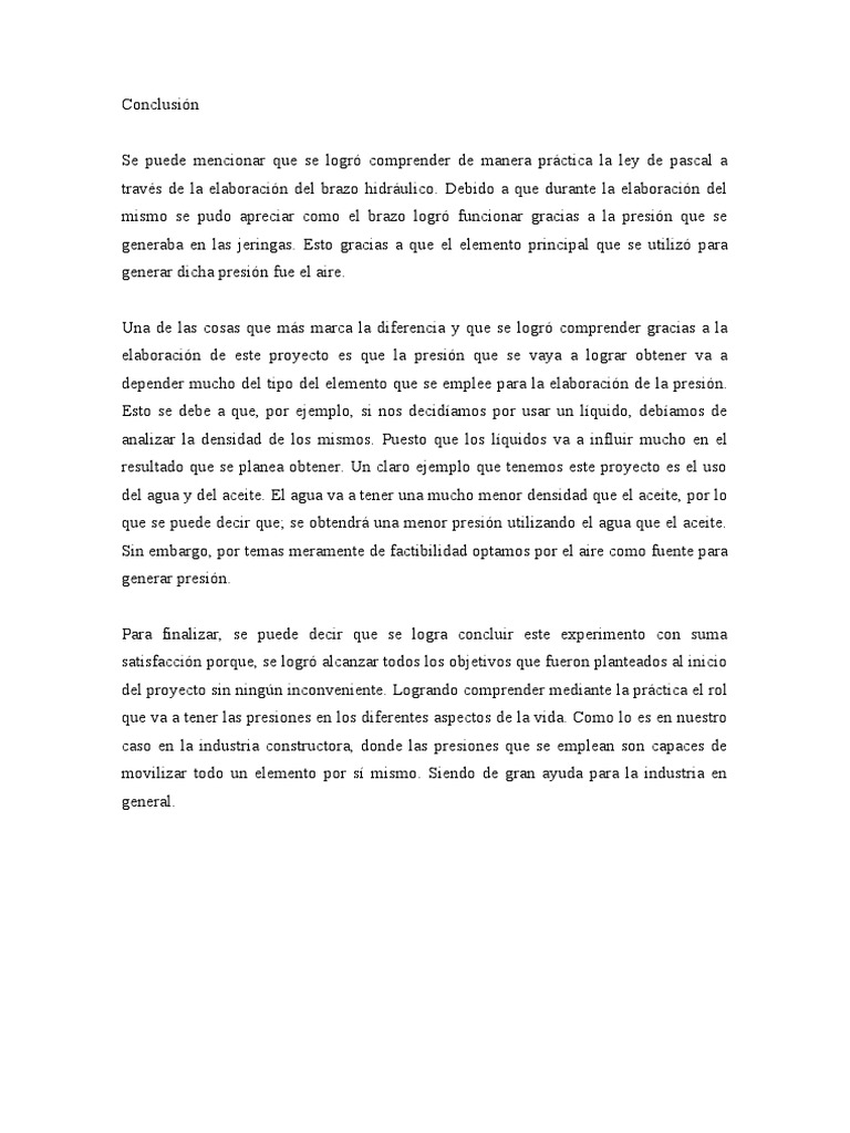 Conclusion Proyecto de Física General 2 | PDF