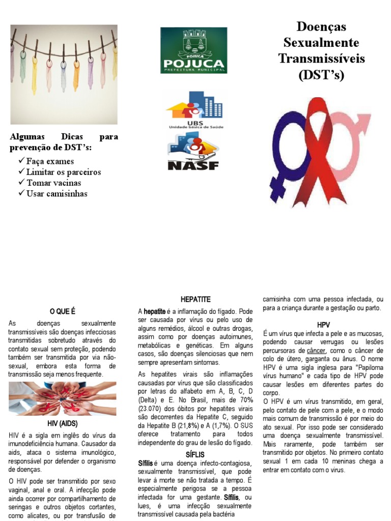 Folder DST's | Download grátis PDF | Hepatite | HIV/AIDS