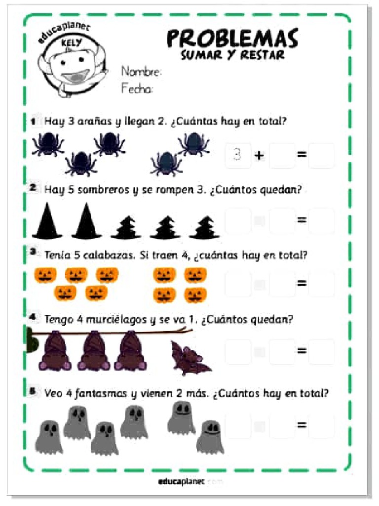 Problemas Suma, Resta y Multiplicacion | PDF