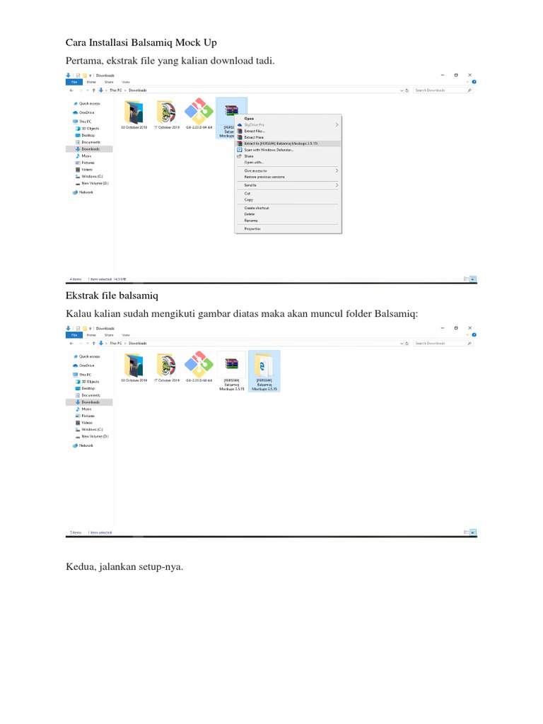 Cara Installasi Dan Membuat Balsamiq Mock Up | PDF
