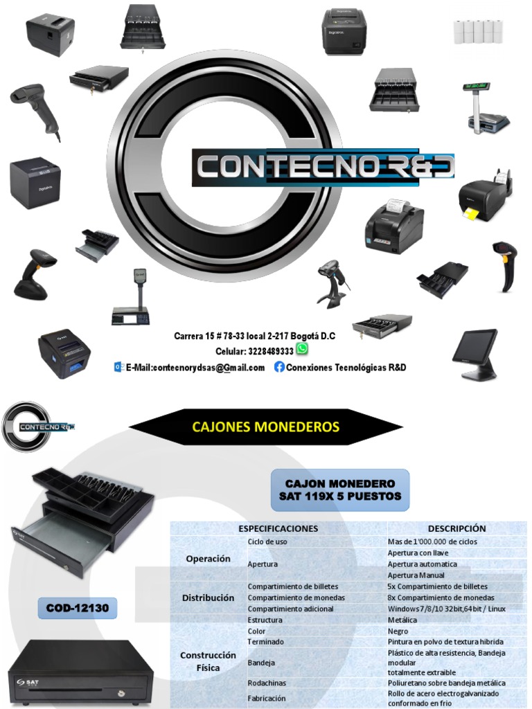 Catalogo Pos Detal | PDF | Diodo emisor de luz | Impresora (Computación)