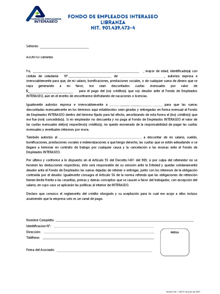 Libranza | PDF | Pagos | Salario