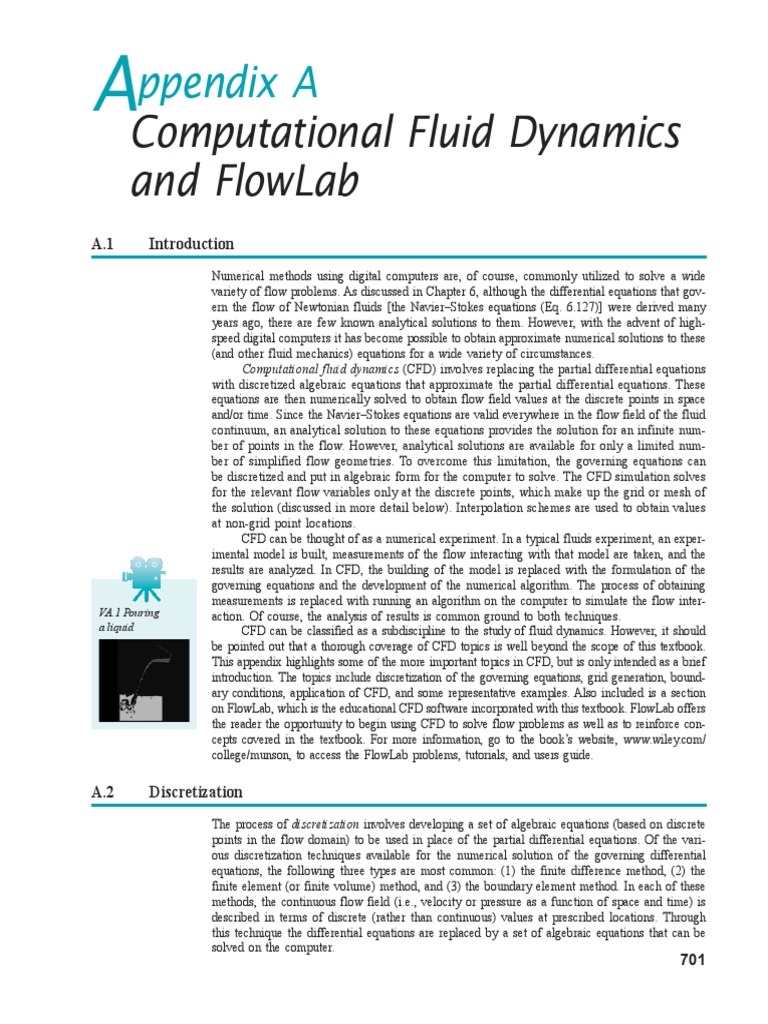 Computational Fluid Dynamics And Flow Lab Pdf Computational Fluid Dynamics Finite Difference