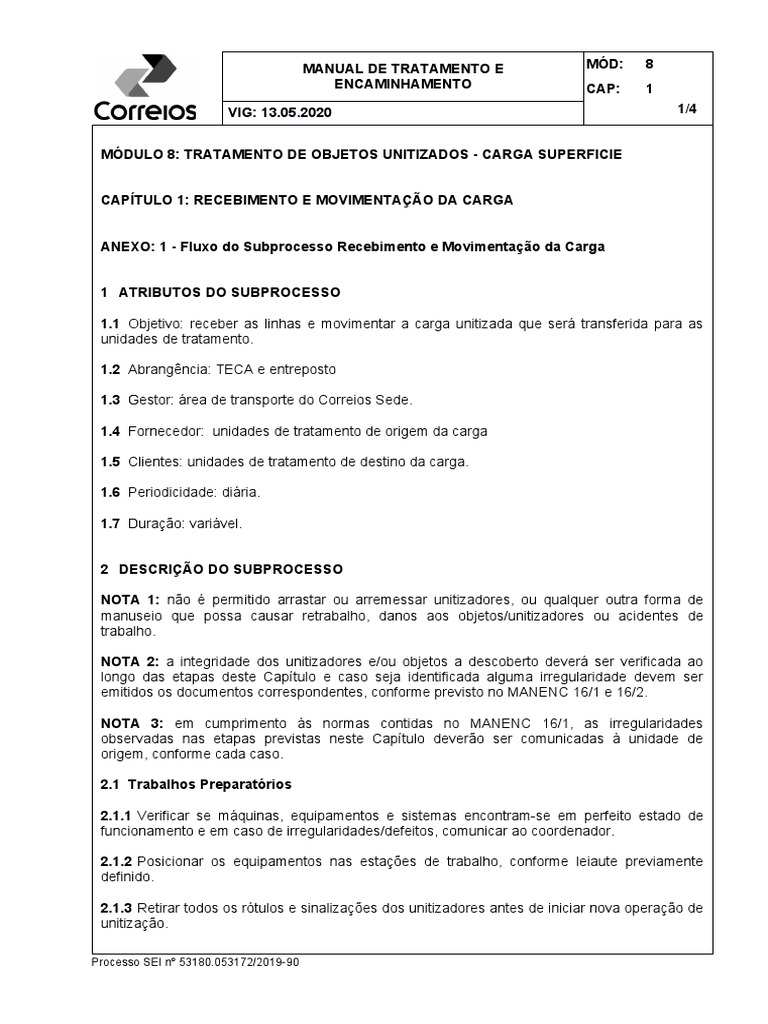 Tratamento de Carga Unitizada | PDF | Empilhadeira | Transporte