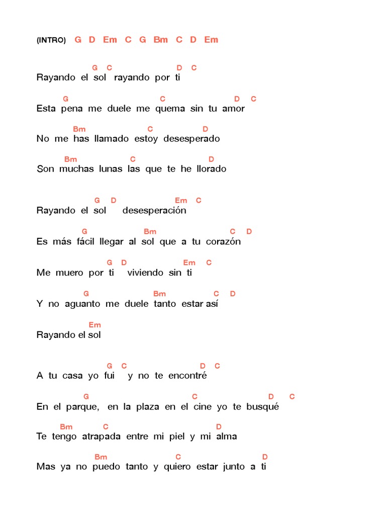 Rayando el Sol | PDF