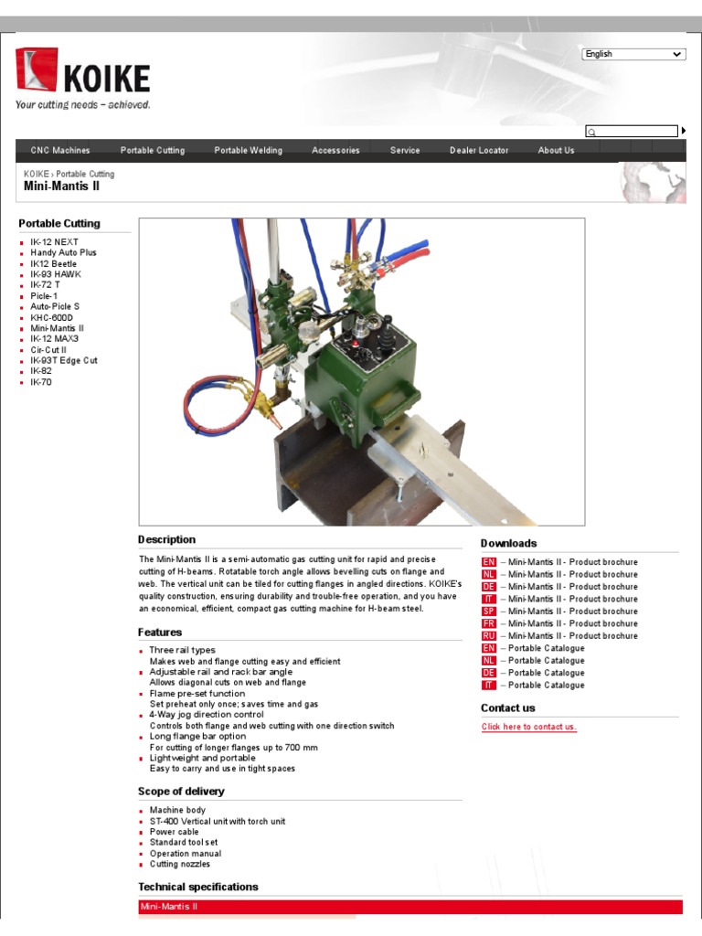 1koike - Mini-Mantis II | PDF | Mechanical Engineering | Manufactured Goods