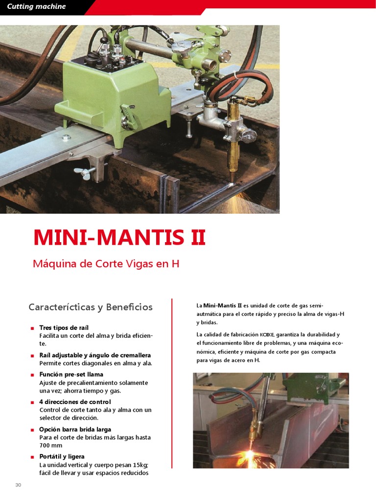 Ficha Tecnica Mini Mantis-II SPA | Descargar gratis PDF | Bienes ...