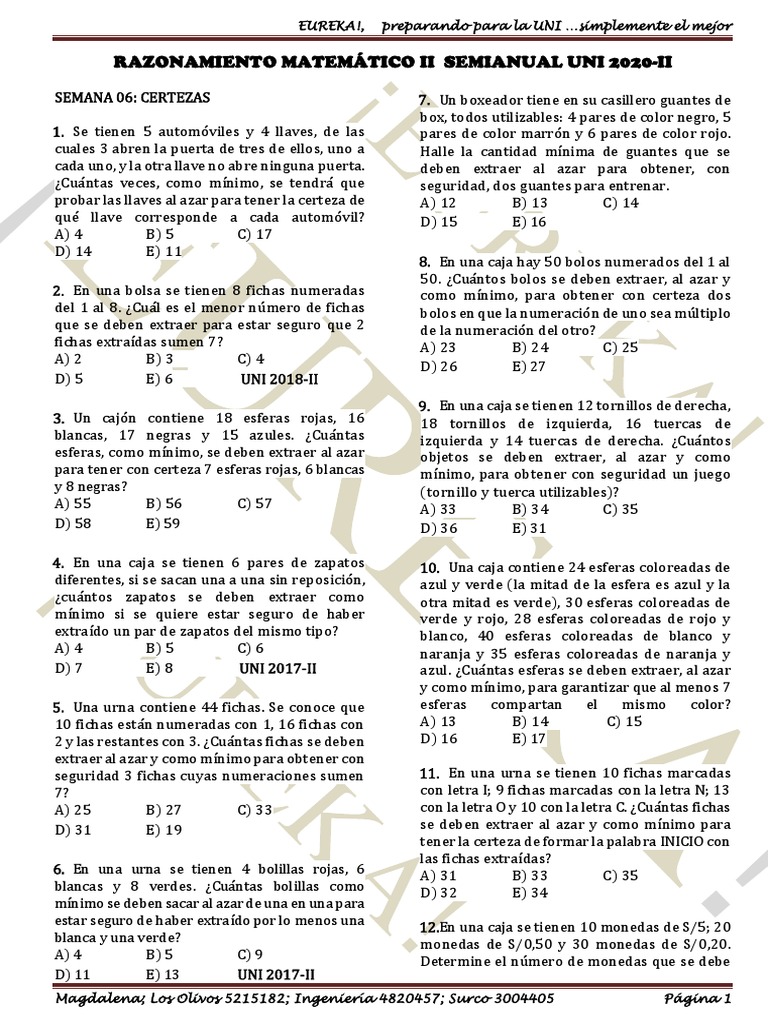 6° Dirigida - RM Ii - Lespinoza | PDF | Color | Percepción visual
