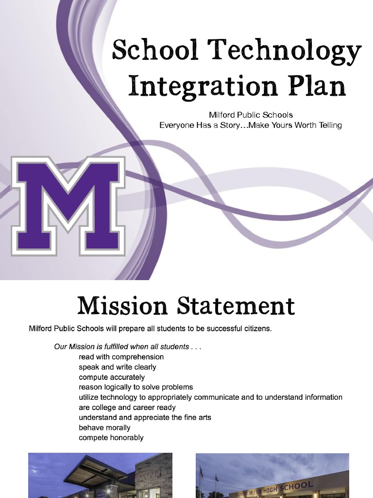 School Technology Integration Plan | PDF | Learning | Education Reform