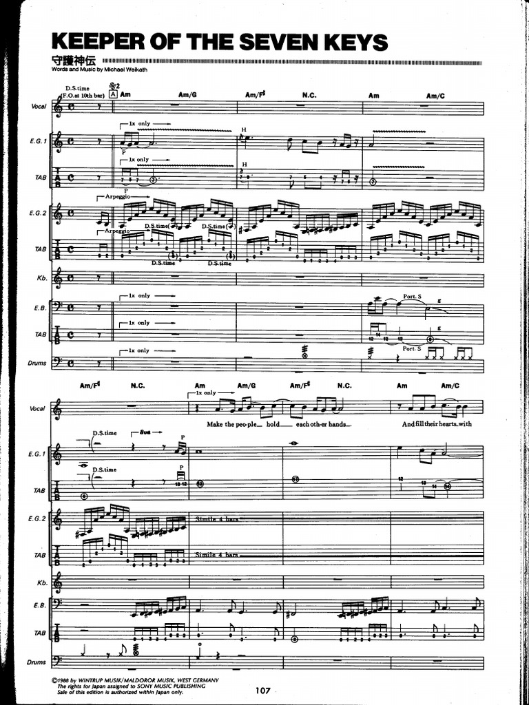 Keeper of The Seven Keys | PDF