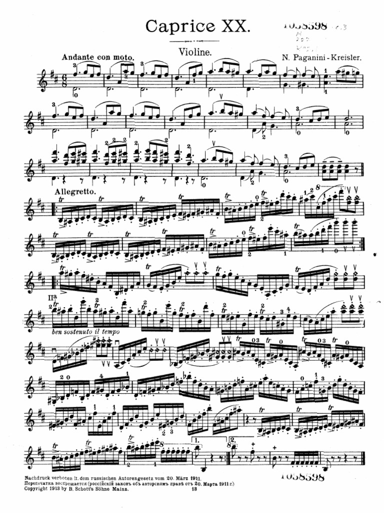 Paganini Violin | PDF