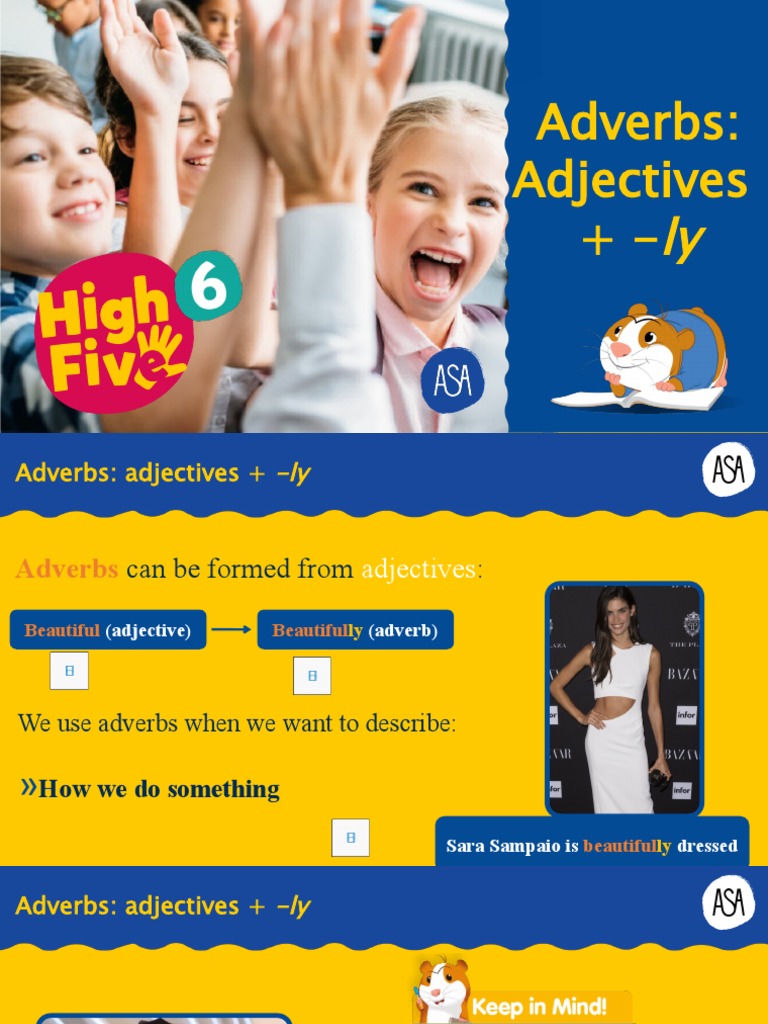 Adverbs - Adjectives + - Ly | PDF