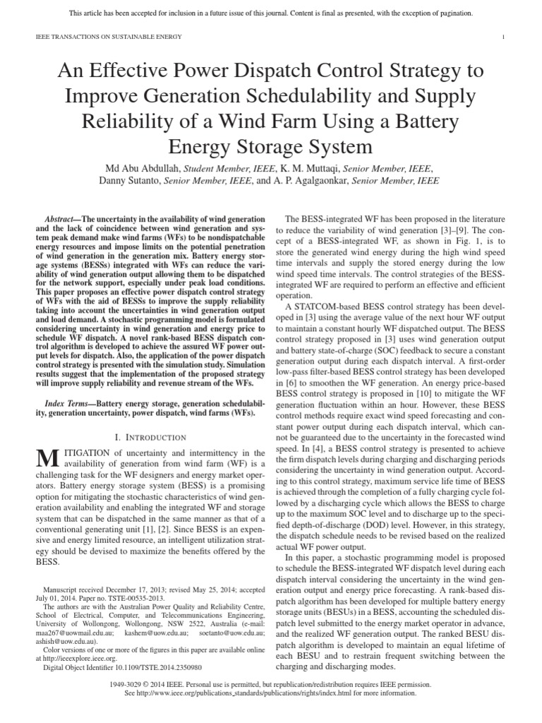 Addullah - An Effective Power Dispatch Control Strategy To Improve ...