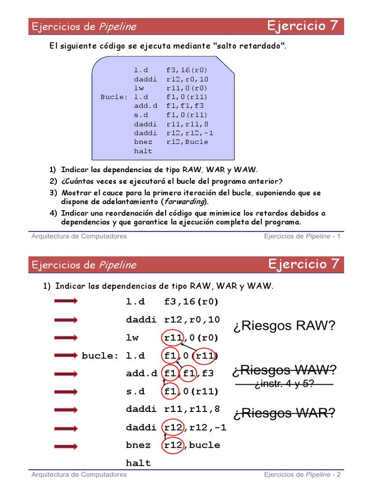Ej 3-Pipeline-7 | PDF | Hardware de la computadora | Electrónica digital