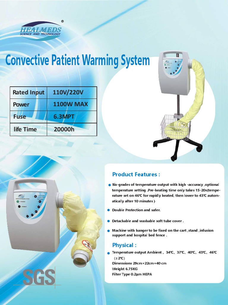 Convective Patient Warming System Overview | PDF | Science & Mathematics